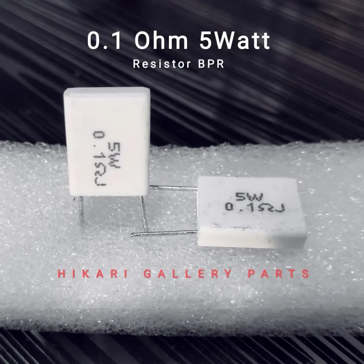Resistor BPR 0.1 Ohm 5watt / BPR 5w 0,1 ohm | Lazada Indonesia
