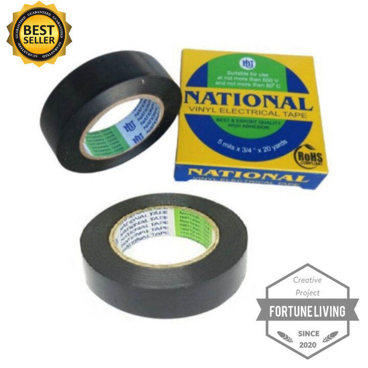 Isolasi Kabel Listrik National 20 Yard Kuat Dan Awet Untuk Kabeli ...