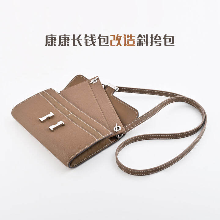 Kangkang/Kelly-Long Wallet with Leather Shoulder Strap, Transformed ...