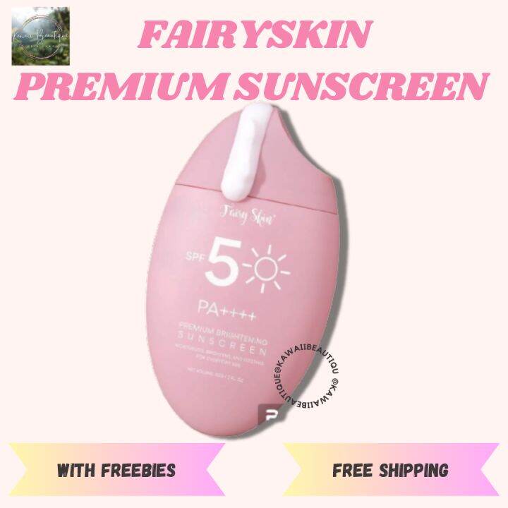 TRENDING FS PREMIUM BRIGHTENING SUNSCREEN SPF 50 grams by Fairyskin ...