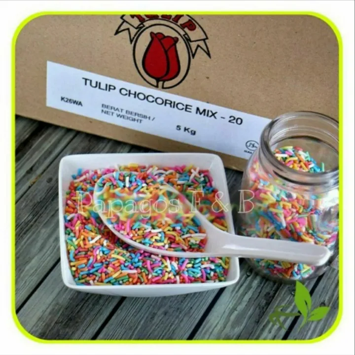 Ceres / Meses / Meises Tulip Mix Rainbow Warna Warni 250 gr / gram ...