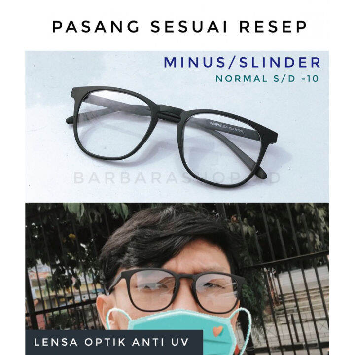 KACAMATA MINUS/ RABUN JAUH PASANG SESUAI RESEP ANDA | Lazada Indonesia