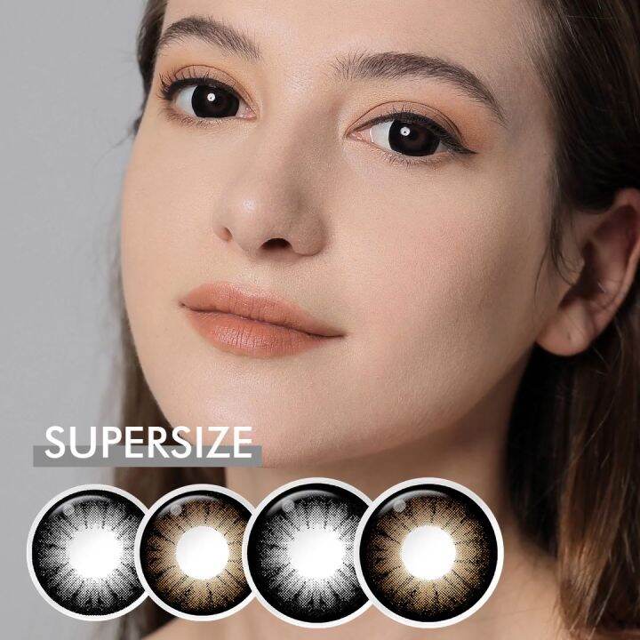 Magister Lens - Kính áp tròng màu Đen tự nhiên, giãn tròng từ 14.5mm ...