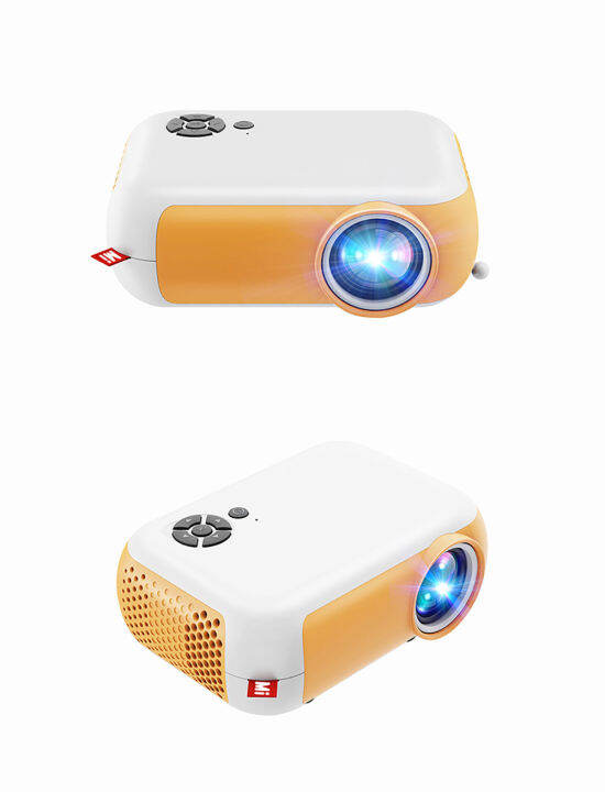 LEJIADA New A10 Mini Projector 1800 Lumens 480x360 Pixels Portable LED ...