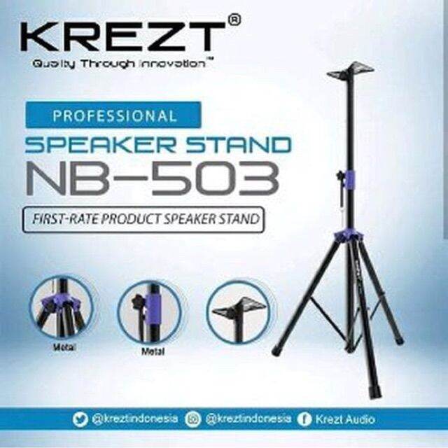 Stand Speaker Aktif - Tripod Speaker Portable KREZT NB 503 Original ...