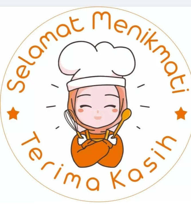 sticker makanan selamat menikmati di jual per lembar isi 100 pcs ... sticker makanan selamat menikmati di jual per lembar isi 100 pcs ...