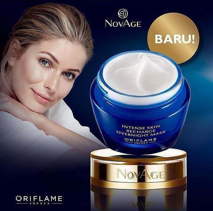 NovAge Intense Skin Recharge Overnight Mask (Pakai masker sebelum tidur ...