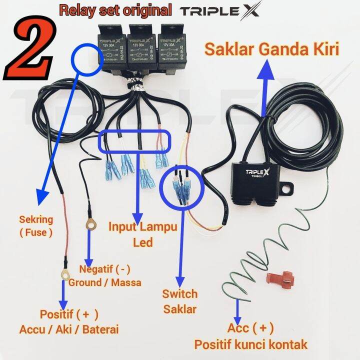 Relay set 2mode 3mode relai kabel rellay lampu led relai lampu tembak ... Relay set 2mode 3mode relai kabel rellay lampu led relai lampu tembak ...