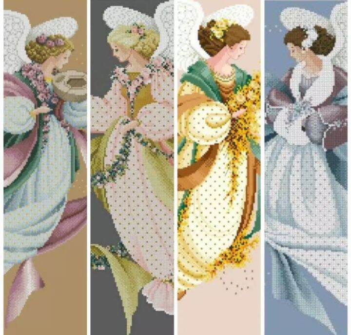ANGELS CROSS STITCH PATTERN | PATTERN ONLY | COUNTED CROSS STITCH ...