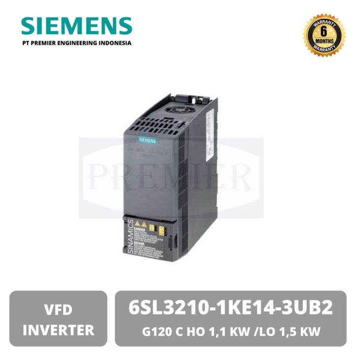 SIEMENS Inverter Sinamics G120C, Power Module 1.1/1.5 kw USS/MODBUS , 6SL3210-1KE14-3UB2 ...