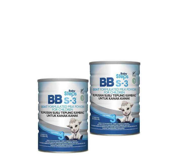 BBS GOAT FORMULATED MILK POWDER FOR CHILDREN S3 900G X 2 | Lazada