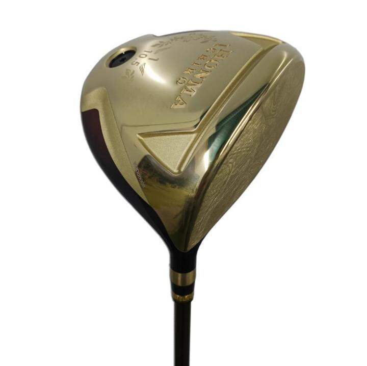One Ichiro Honma New Rose Gold No. 1 Wood Gold Driver Dark Red Rod Body ...