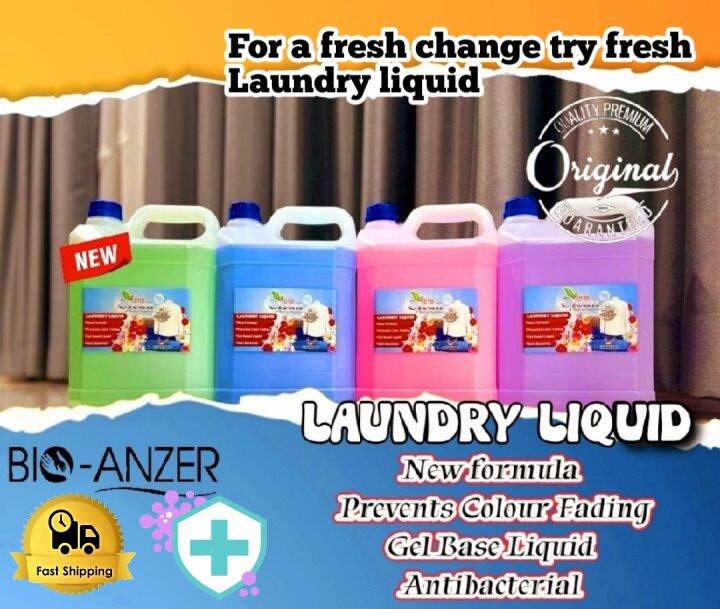 sabun pencuci pakaian 5kg fresh 4inone Direct factory | Lazada