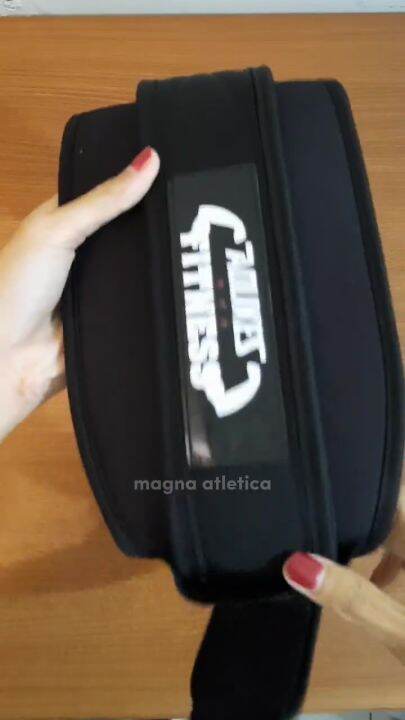Weight Lifting Belt | Sabuk Fitnes Angkat Beban Powerlifting Velcro ...