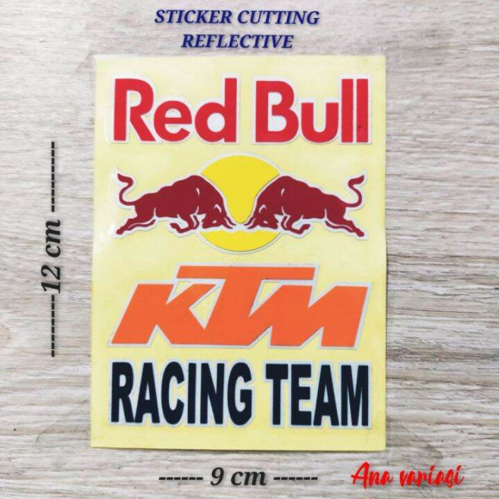 STICKER MOTOR REDBULL STIKER MOTOR KTM STIKER SPONSOR MOTO GP | Lazada ...