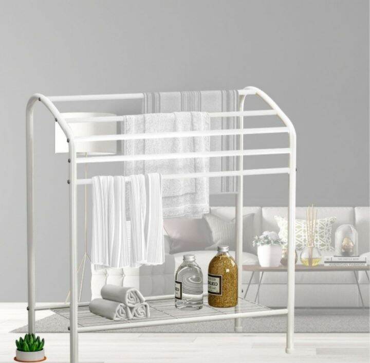 Jemuran PVC Stainless 5 Palang Plus Ambalan Bawah Rak Kamar Mandi ...
