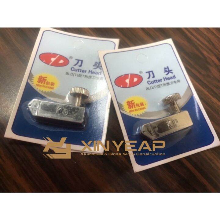 Glass T shape cutter head kepala potong kaca T ruler T cutter head KD ...
