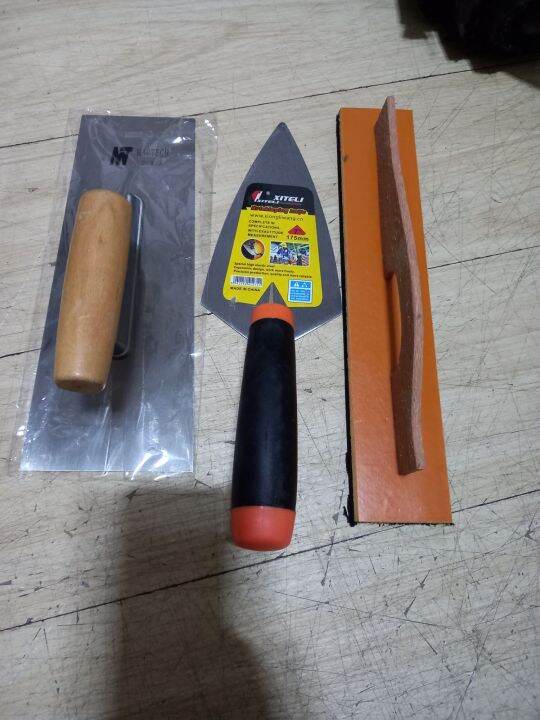 3 in 1 flastering tools , rodela rubber, trowel,ridela bakal. | Lazada PH