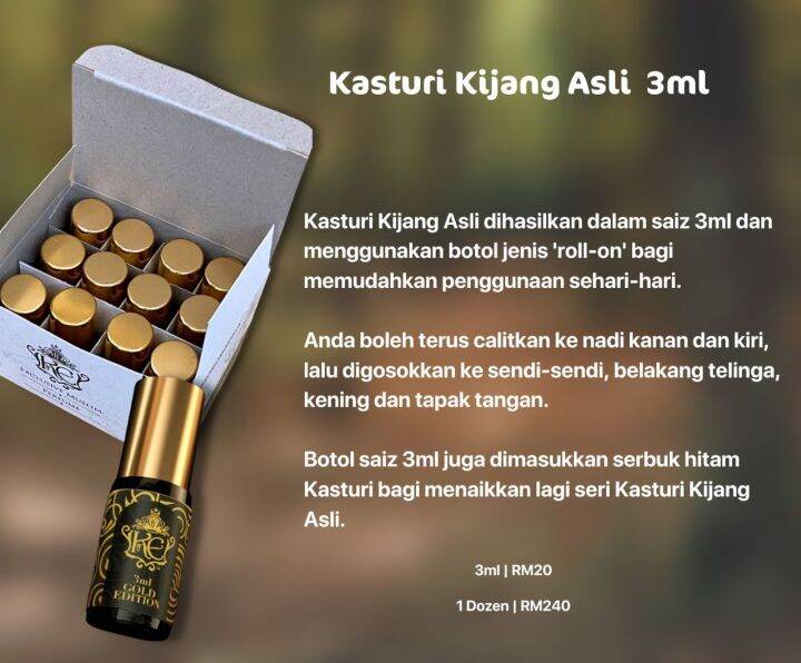 Kasturi Kijang Asli 1 dozen | Lazada
