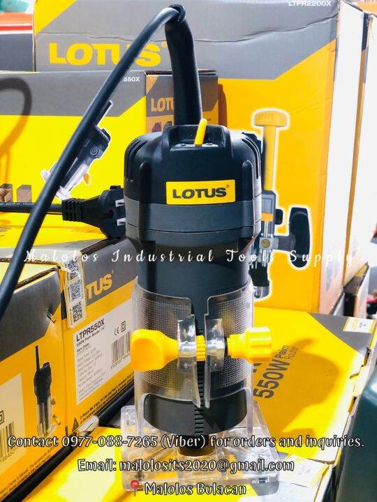 LOTUS TRIMMER/PALM ROUTER ¼ INCH 550W LTPR550X | Lazada PH