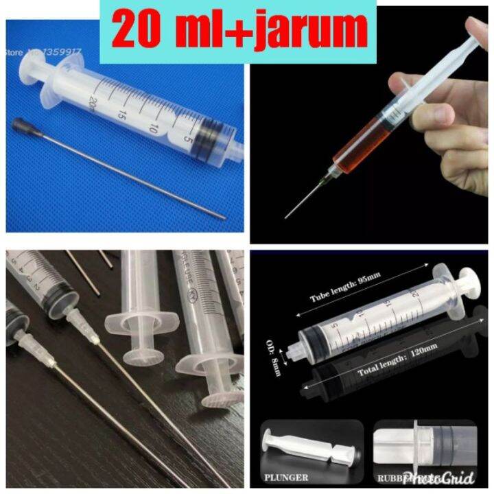 suntikan Printer tinta jarum panjang Refill tinta parfum 20ml syringe ...