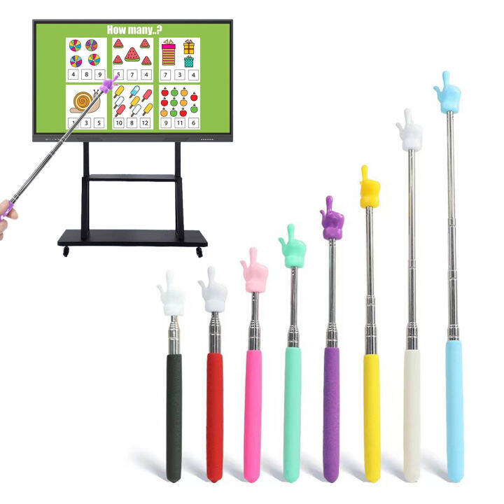 Missyou ไม้ชี้นิ้วมือ แบบยืดหดได้ ไม้ชี้อ่านหนังสือ กระดานดํา Teaching ...