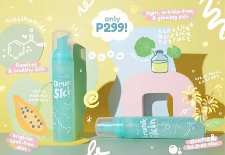 DEAR FACE DRUNK SKIN FACIAL FOAMING WASH | Lazada PH