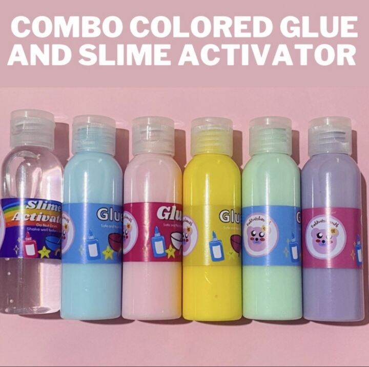 Combo Colored Glue & Slime Activator ll 60ml | Lazada PH