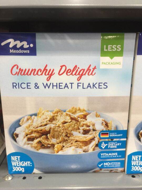 Meadows Crunchy Delight Rice & Wheat Flakes 300g | Lazada PH