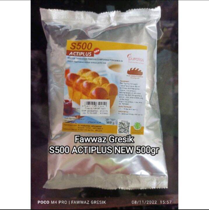 PURATOS S500 ACTI PLUS 250gr / BREAD IMPROVER Puratos ActiPlus 500gr ...