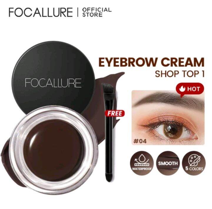 RRS ️ FOCALLURE - Eyebrow Cream Gel Waterproof | Pensil Alis Kosmetik Mata | Lazada Indonesia