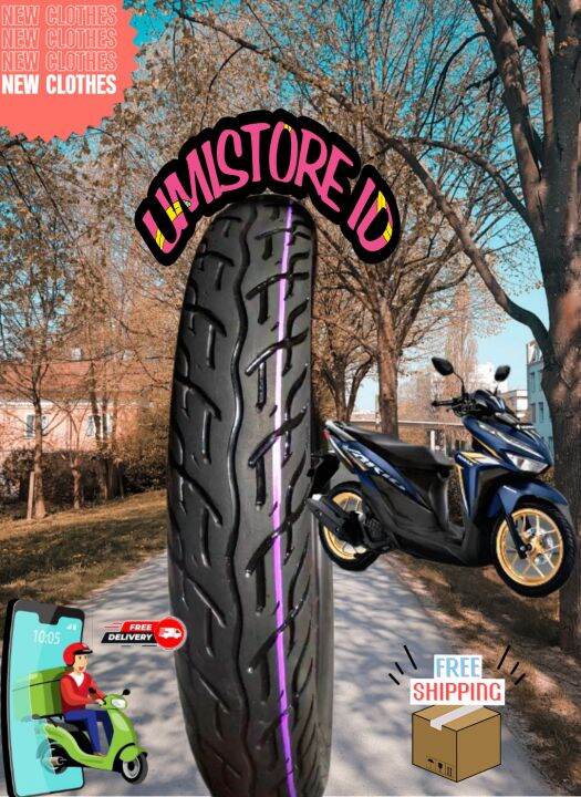 BAN MOTOR RING 14 COCOK UNTUK SEMUA MOTOR MATIC MERK FDR FLEMO | Lazada ...