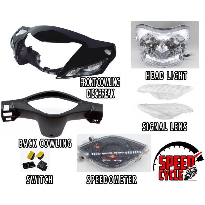 Headlight Cowling Set WAVE 100 / WAVE 100R (Disc Brake) | Lazada PH