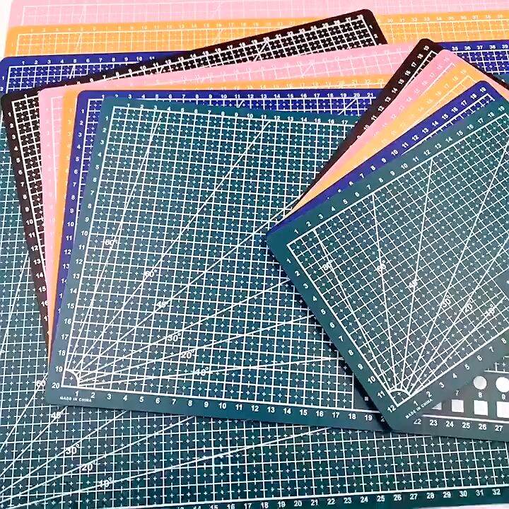 A1 A2 A3 A4 A5 PVC Cutting Mat Cutting Pad Self-Healing PVC Pad Double-sided DIY Tool Patchwork ...