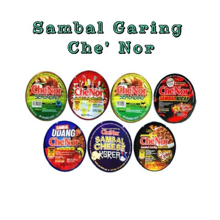 Sambal Garing Che'Nor (150g) / sambal viral / sambal garing ikan bilis ...