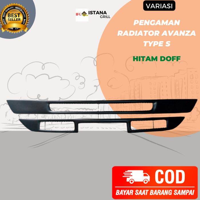 grill pengaman radiator avanza type s bahan fiberglass | Lazada Indonesia