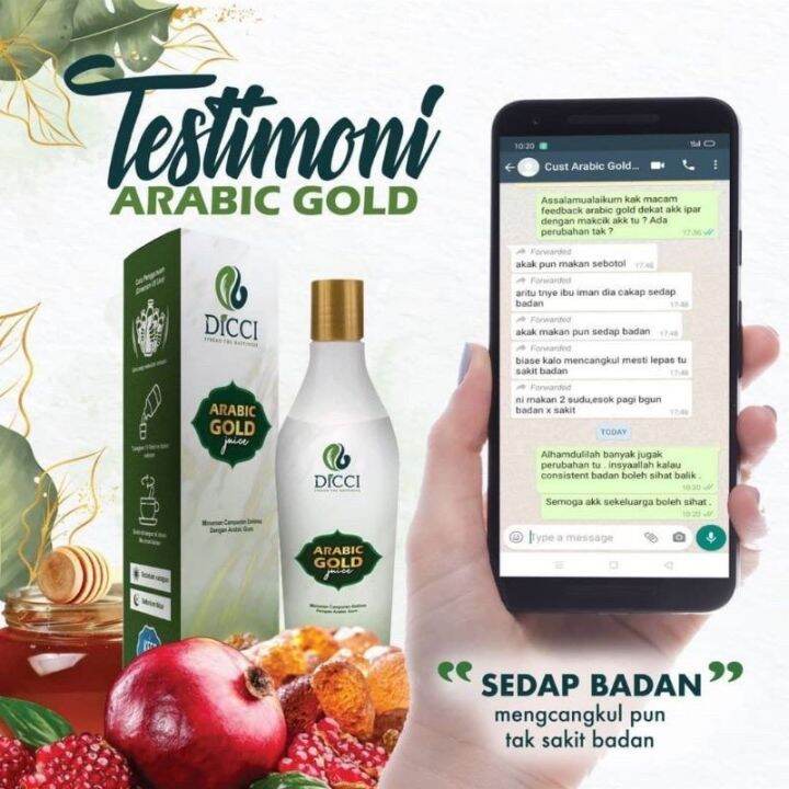 💯 ORIGINAL 📛 JUS ARABIC GOLD, JUS ARABIC GUM, JUS SAKIT BUAH PINGGANG ...