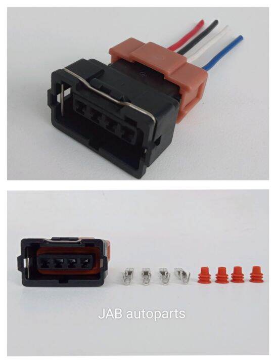 Legit! Mitsubishi TPS socket Distributor socket evo lancer 4 pins 1.8 ...