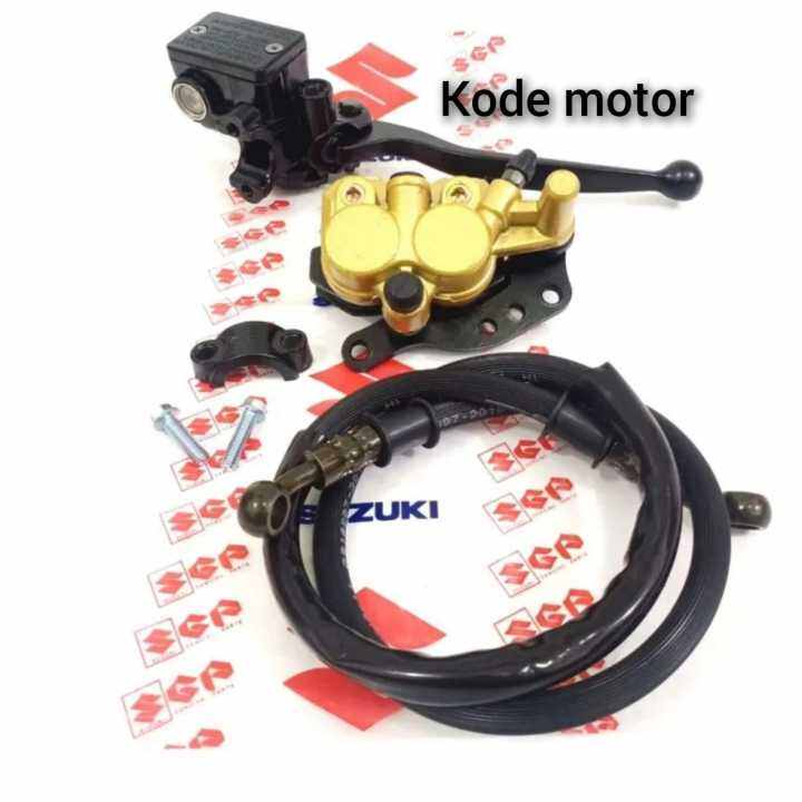 3item smash kaliper+selang+master rem set depan suzuki smash , smash ...