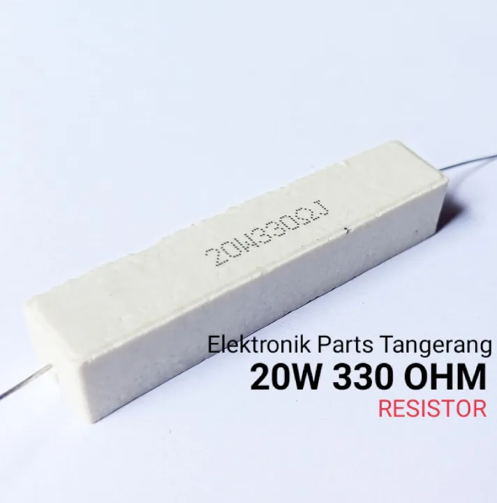 RESISTOR KAPUR 20WATT 330 OHM RESISTOR 20W 330 OHM RESISTOR 20 WATT 330 ...