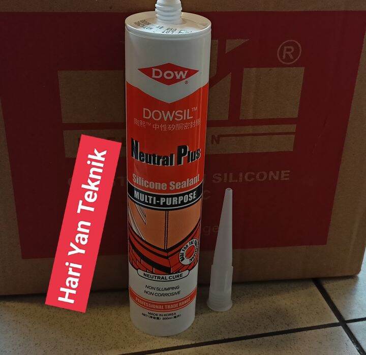 Dowsil Neutral Plus Silicone Sealant Clear | Lazada Indonesia