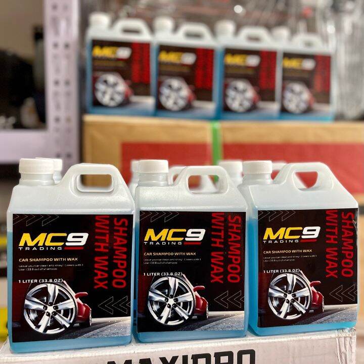 MC9 Premium Car Shampoo with wax 1L | Lazada PH