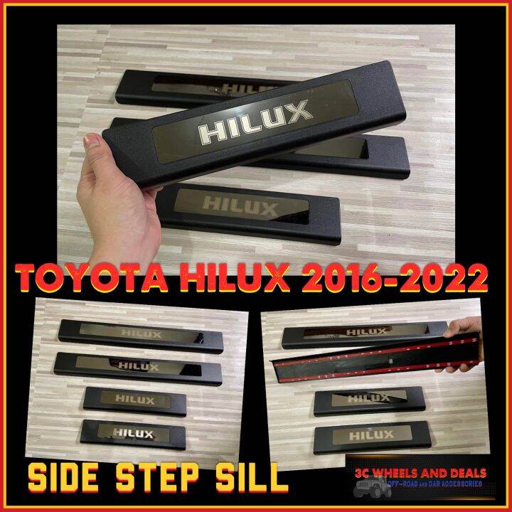 Toyota HILUX 2016-2020 SIDE STEP SILL (hilux accessories) | Lazada PH