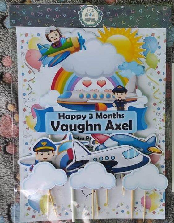 Pilot Customize Cake Topper | Lazada PH