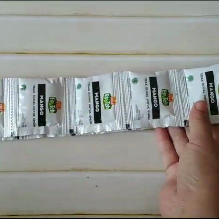 Es Teh Poci Asli Mix Varian Rasa Mangga Isi 10 Pcs / 1 Renceng | Lazada ...
