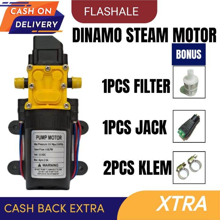 Pompa Steam Dc 12v 100 Psi / Pompa Air Dc 12v Portable Sprayer Elektrik ...