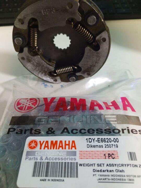YAMAHA GENUINE CLUTCH SHOE, WEIGHT SET ASSEMBLY FOR (CRYPTON Z) MADE IN ...