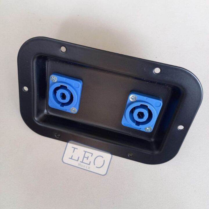 PLAT SPIKON BOX SPEAKER INPUT OUTPUT PLAT BESI TERPASANG SOKET SPIKON ...
