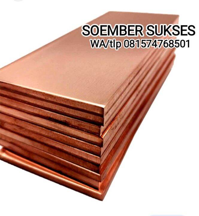 plat tembaga 0.2mm x 50mm x 50mm tembaga potongan | Lazada Indonesia
