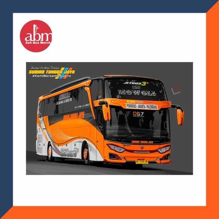 poster bus bis tempelan foto dinding Sudiro tungga jaya STJ mowgli ...